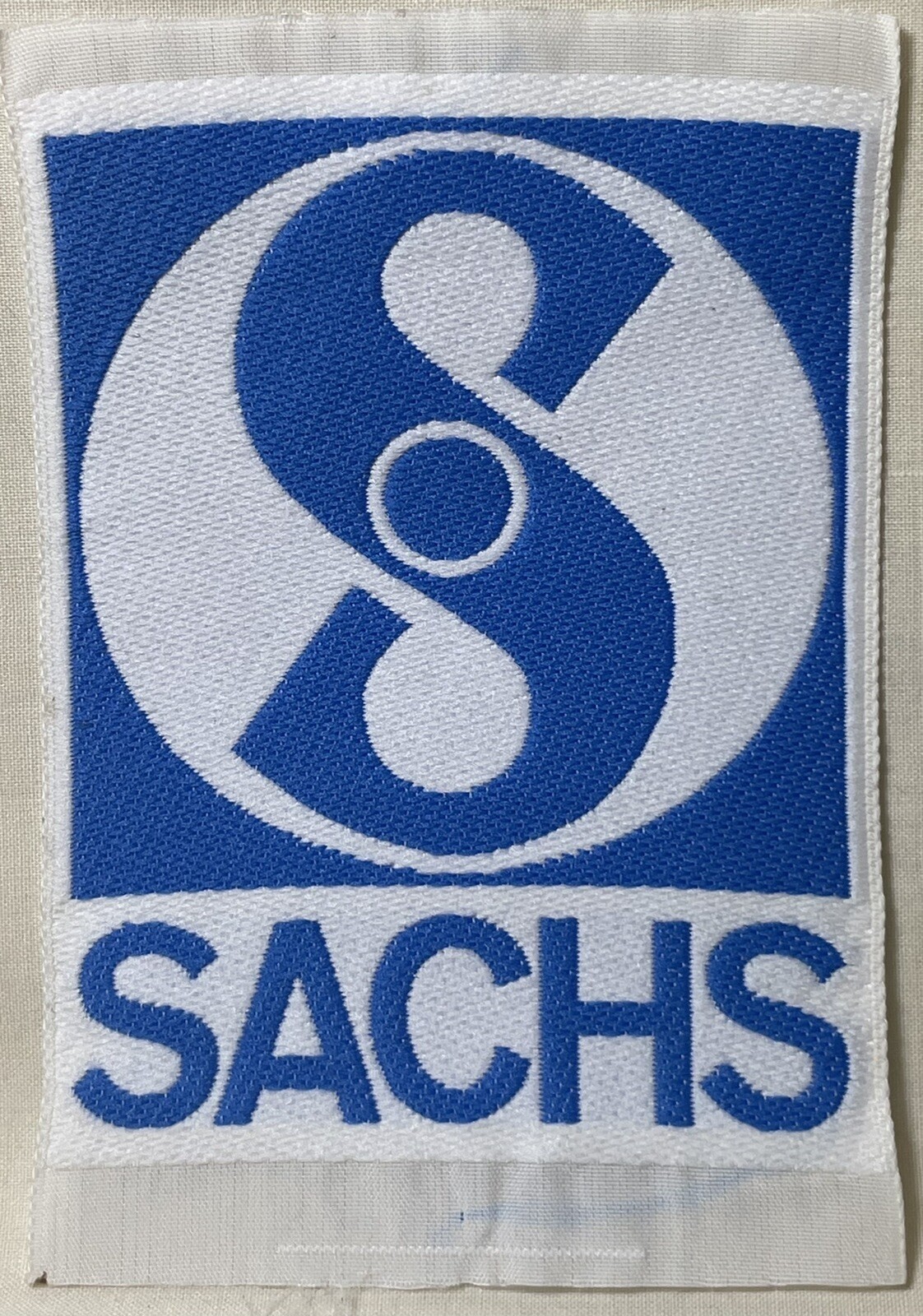 Vntg Original Sachs Motors Embroidered Patch With Unfinished Edges 3” X ...