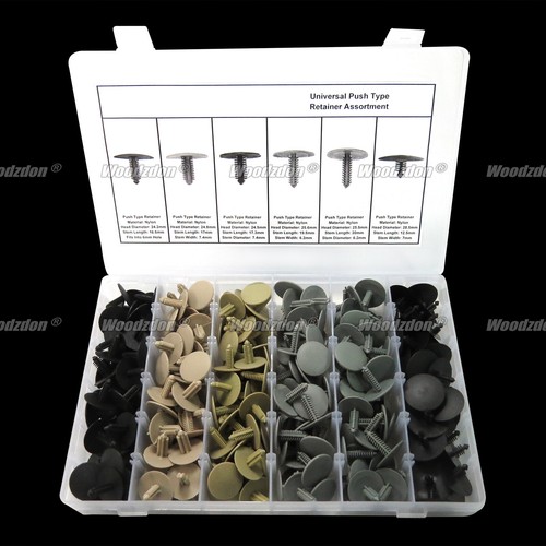287 Auto Clip Retainer Assortment Plastic Fastener Universal | eBay