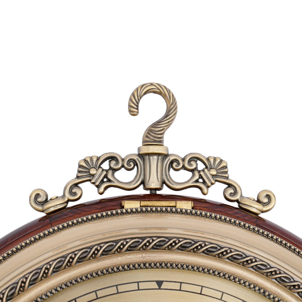 Double Sided 12" Wall Clock Antique Style Railway Station Wall Decor ...