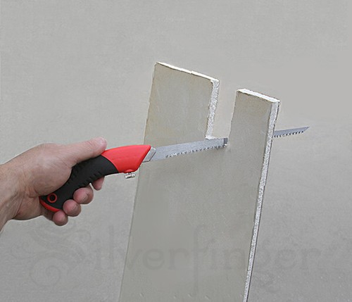 DRYWALL SAW - Keyhole Saw — Compass Saw — 15 inch Manual Handsaw Tool ...