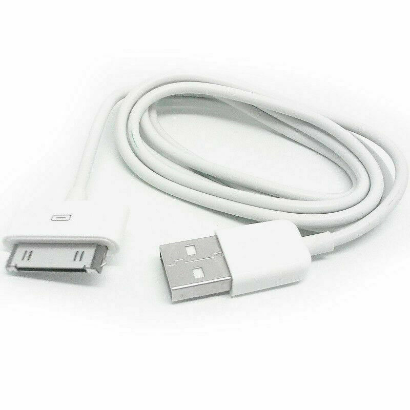 2PCS GENUINE 30-Pin to USB Charger Cable for Apple iPhone 4 4S 3GS iPad ...