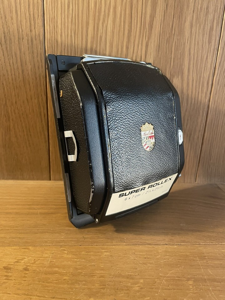 *Exc+4* Linhof Super Rollex 6x7 / 2¼x2¾ in. 120 Film Back for 4x5 ...