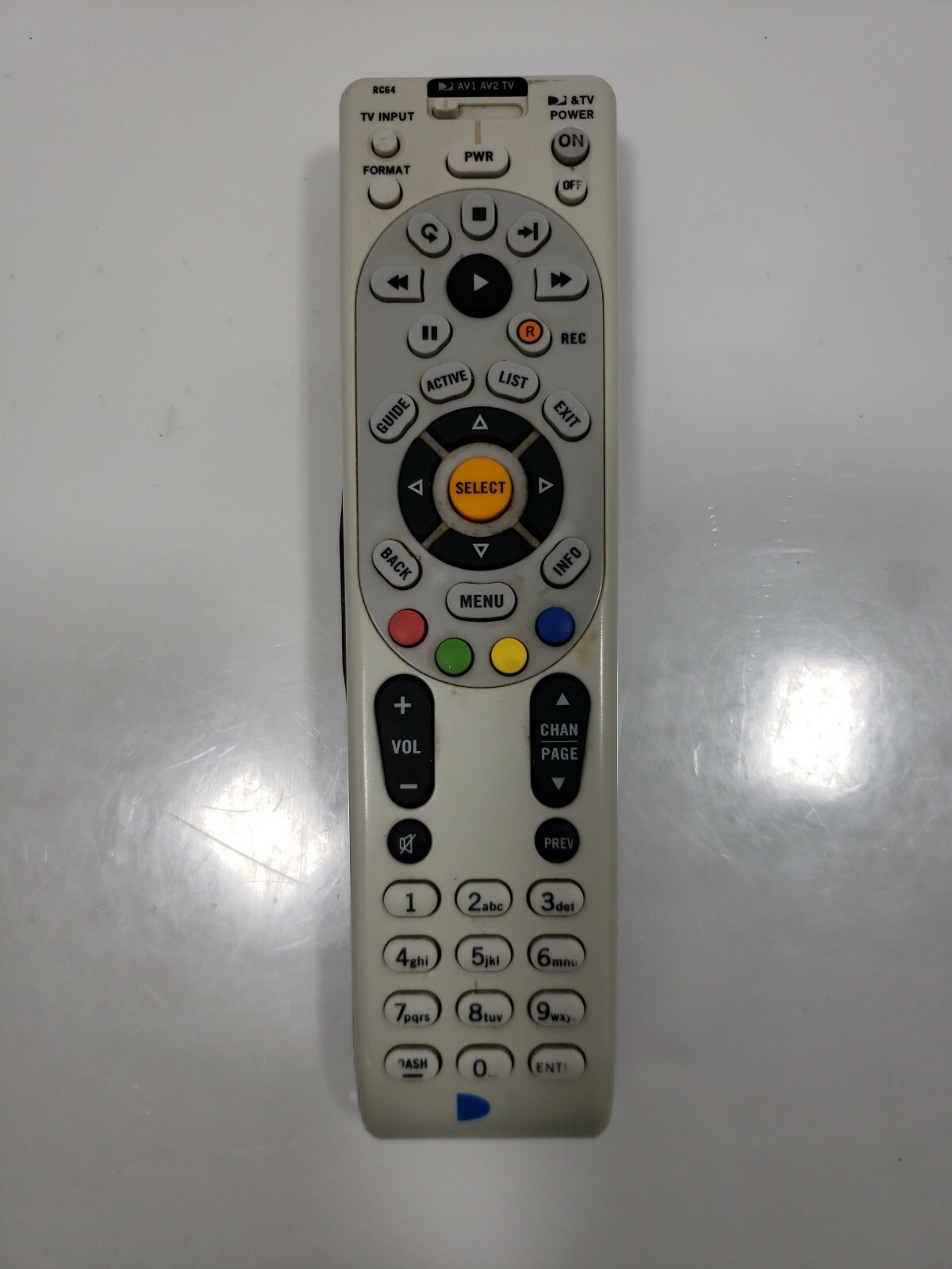DirecTV Direct TV Universal IR Remote Control RC64 *TESTED* + Free ...