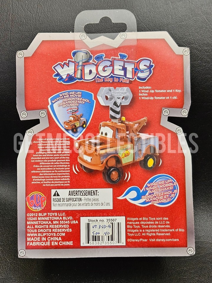 DISNEY PIXAR CARS WIDGETS WIND UP KEY TOW MATER SAVE 6% GMC | eBay