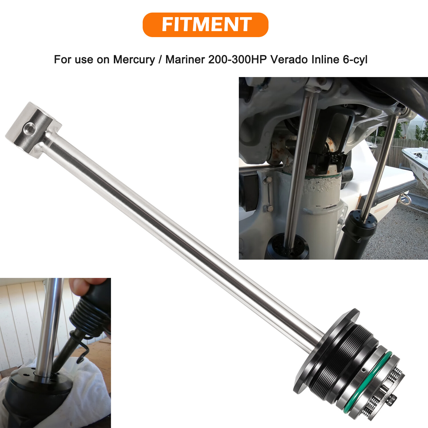 Trim Rod Assy Kit 8M0118299 S/S 896157A01 for Mercury Verado 200-300hp ...