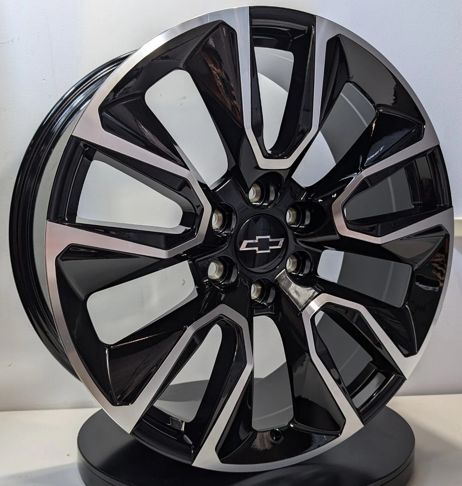 22 Inch Wheels Rims SET 4️⃣ Fit Chevrolet Tahoe Silverado 1500 LTZ RST ...
