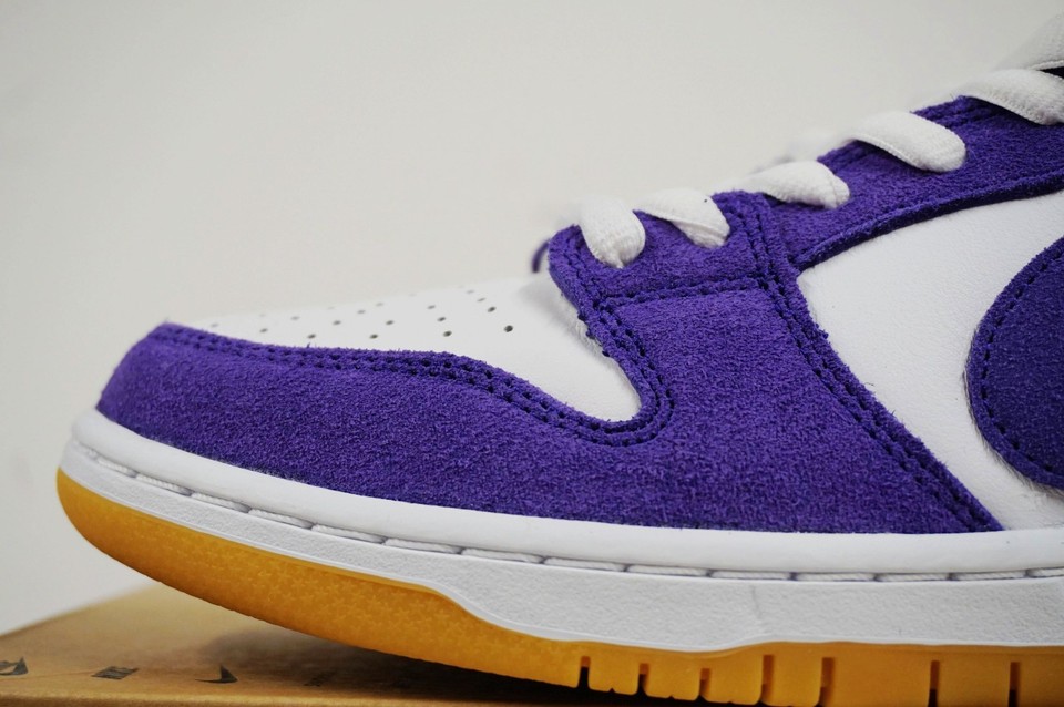 Nike SB Dunk Low Pro ISO Court Purple Suede Orange Label Limited DV5464 ...