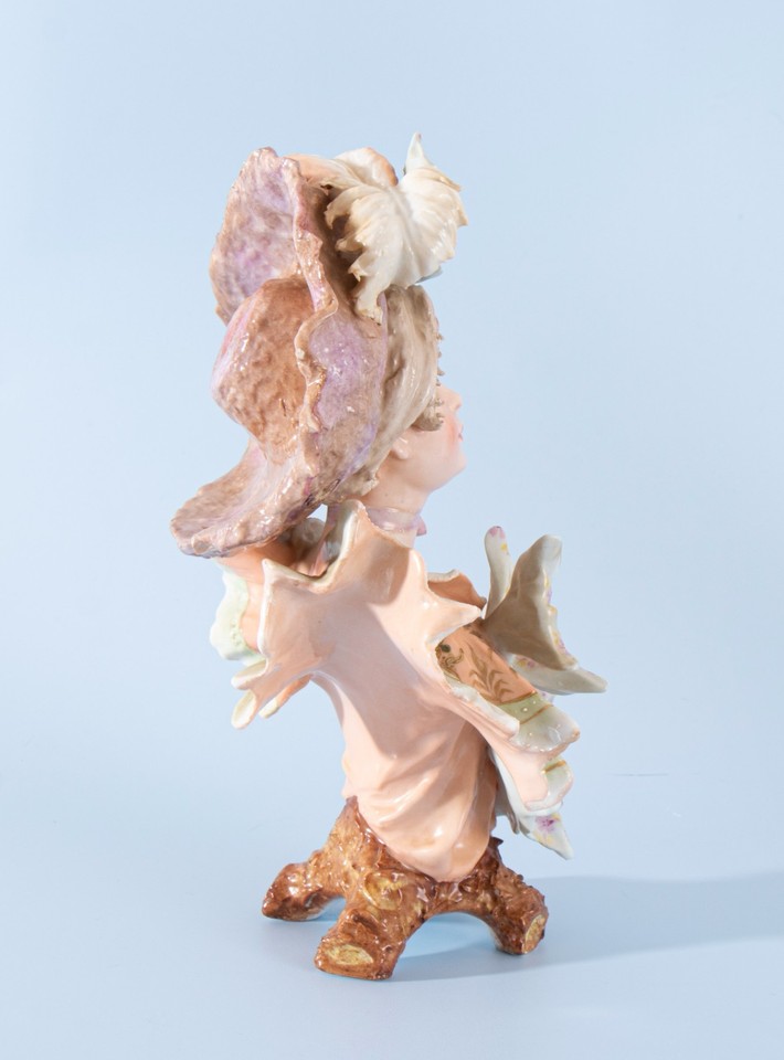 RW Rudolstadt Art Nouveau Germany Porcelain Figurine Bust c.1900 Marked ...