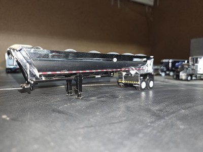 DCP 1:64 *CHROME* MAC Half Round END DUMP Tandem Axle Trailer *NEW* | eBay