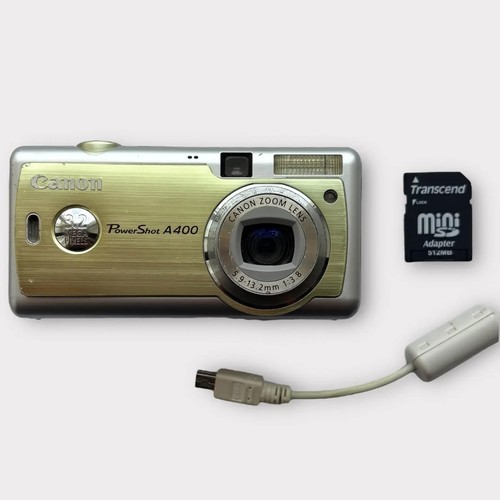 Canon PowerShot A400 3.2 MP digital compact camera WORKing + card | eBay