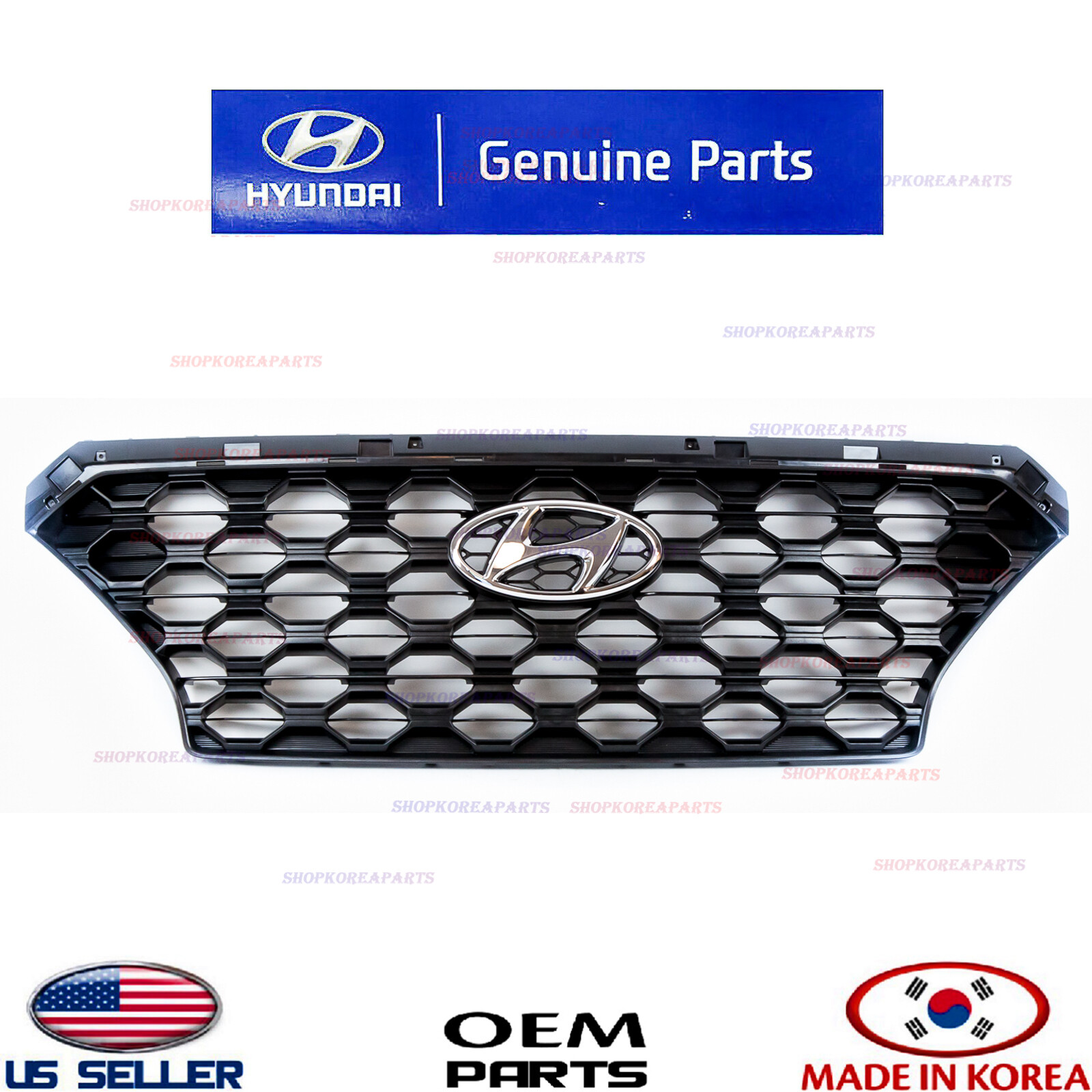 2019-2020 Hyundai Santa FE Grille Assembly 863a0-s2000 OEM for sale ...