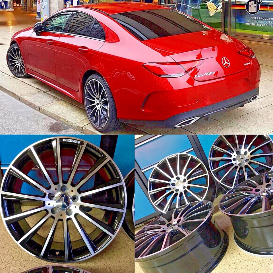 MERCEDES 20 INCH STAGGERED WHEELS RIMS SET4 NEW SL450 SL400 SL500 SL550 ...