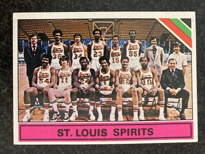 1975 Topps Basketball #326 St. Louis Spirits B14 | eBay