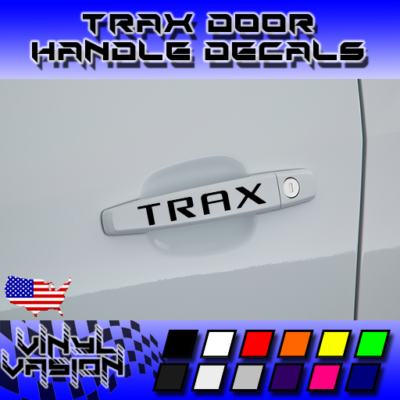 4x Trax Door Handle Decal Sticker Chevrolet Chevy LS LT Premier | eBay