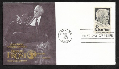 #1526 10c Robert Frost -Karsh Photo Cachet- Fleetwood FDC | eBay