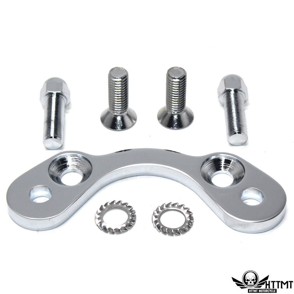 Springer Front End 26" Handlebar Adapter 2" Riser Kit For Harley Bobber ...