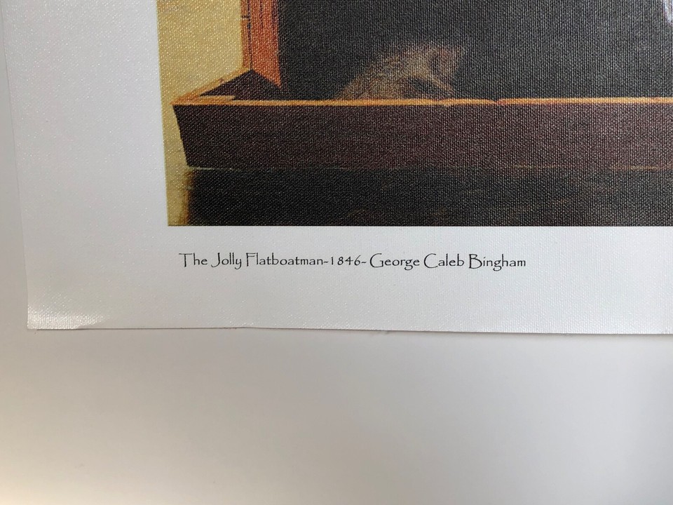 The Jolly Flatboatmen By George Caleb Bingham - Famous Art - Print on ...