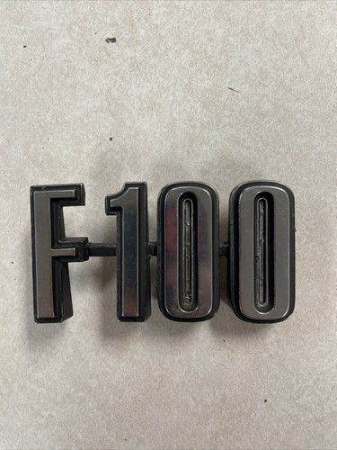 Ford F100 Emblem OEM FORD BADGES F-100 70s 60s 80s Rare Badge | eBay