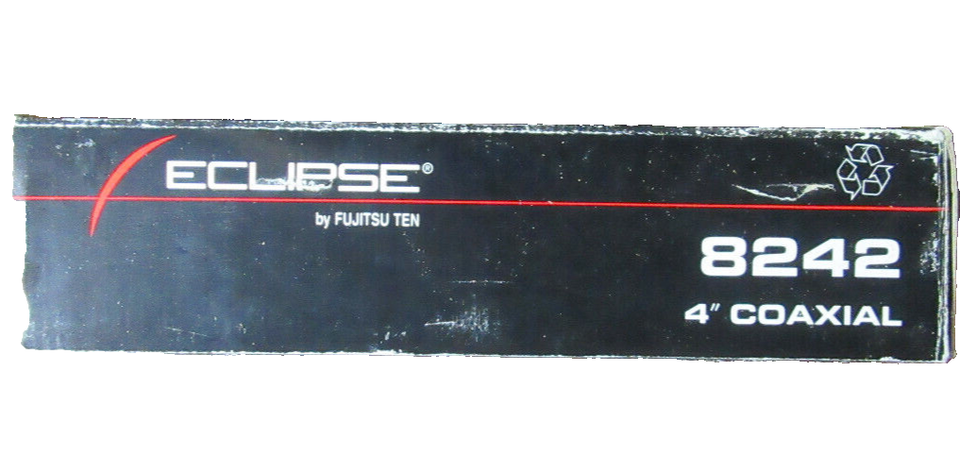 Genuine New Open Box Eclipse 8242 4Ω 15W 4" Coaxial Car Speakers by ...