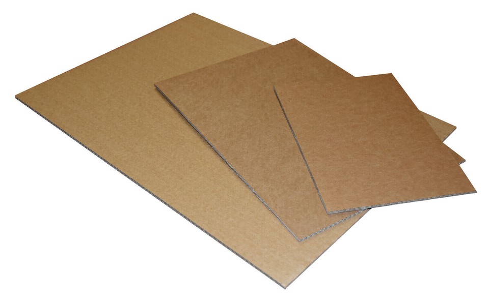 A4 A3 A2 A1 A0 Brown Cardboard Corrugated Sheets Pads Divider Art Craft ...