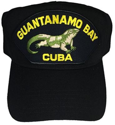 USN NAVY USMC MARINE CORPS GUANTANAMO BAY CUBA W/ IGUANA HAT GITMO GTMO ...