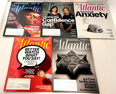 Lot of 5 Magazines: THE ATLANTIC, 2013,2014, and 2015 (politics) | eBay
