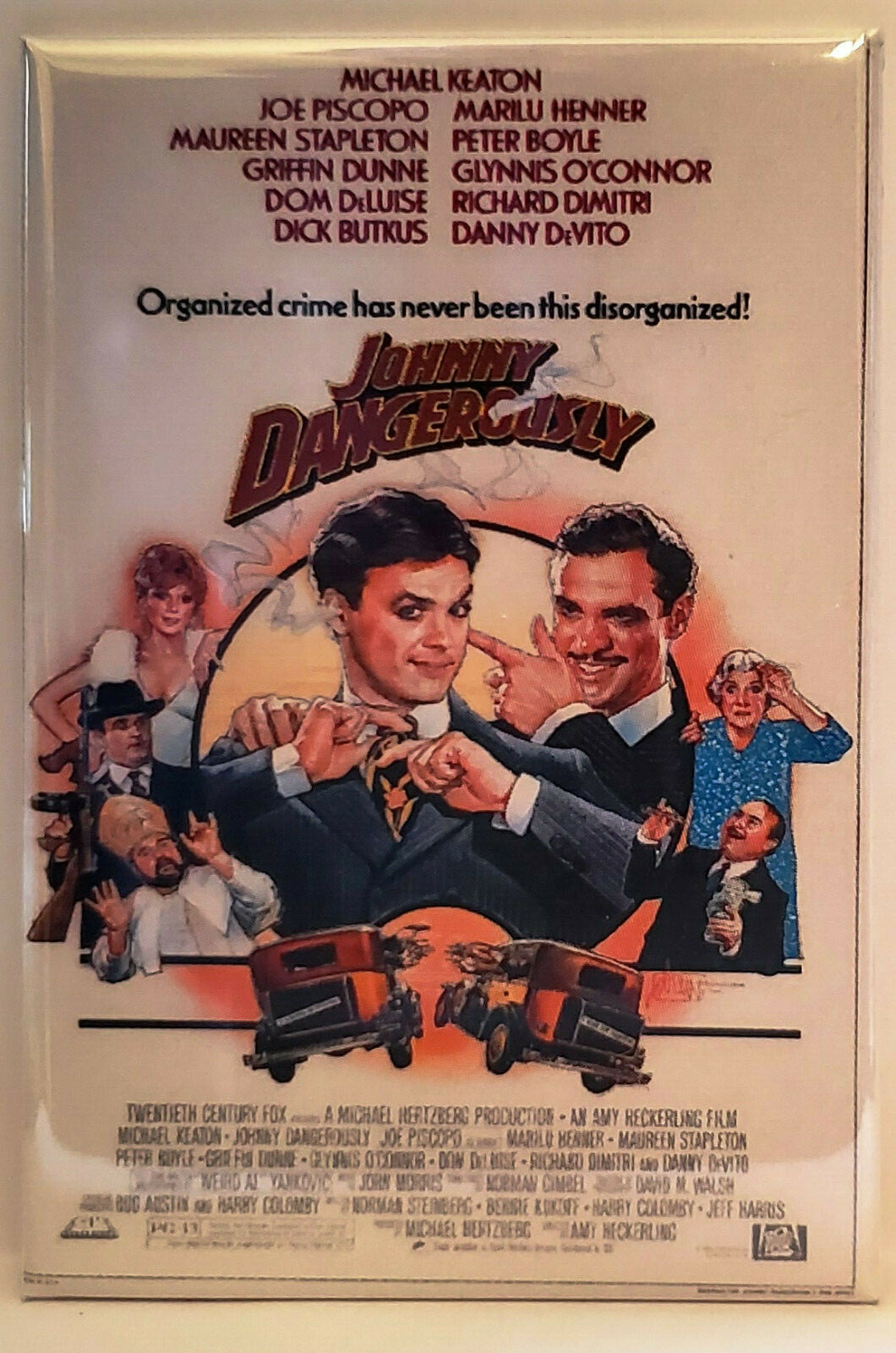 Johnny Dangerously Movie Poster MAGNET 2"x3" Refrigerator Locker | eBay