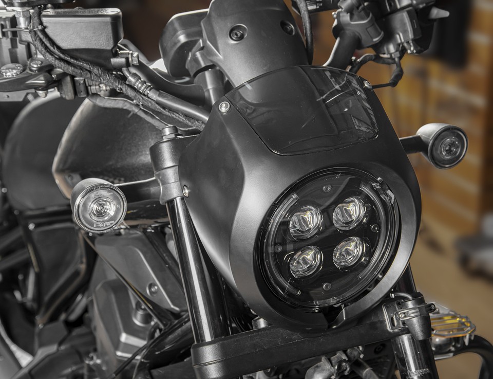 Headlight Covers Cowling Fly Screens Mask Cowls Guards for Honda Rebel ...