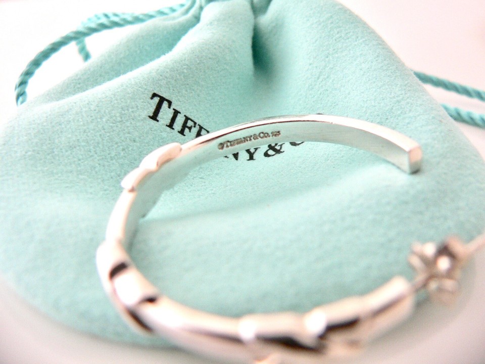 Tiffany & Co Signature X Hoop Hoops Earrings 1.4 Inch Gift Pouch Love ...