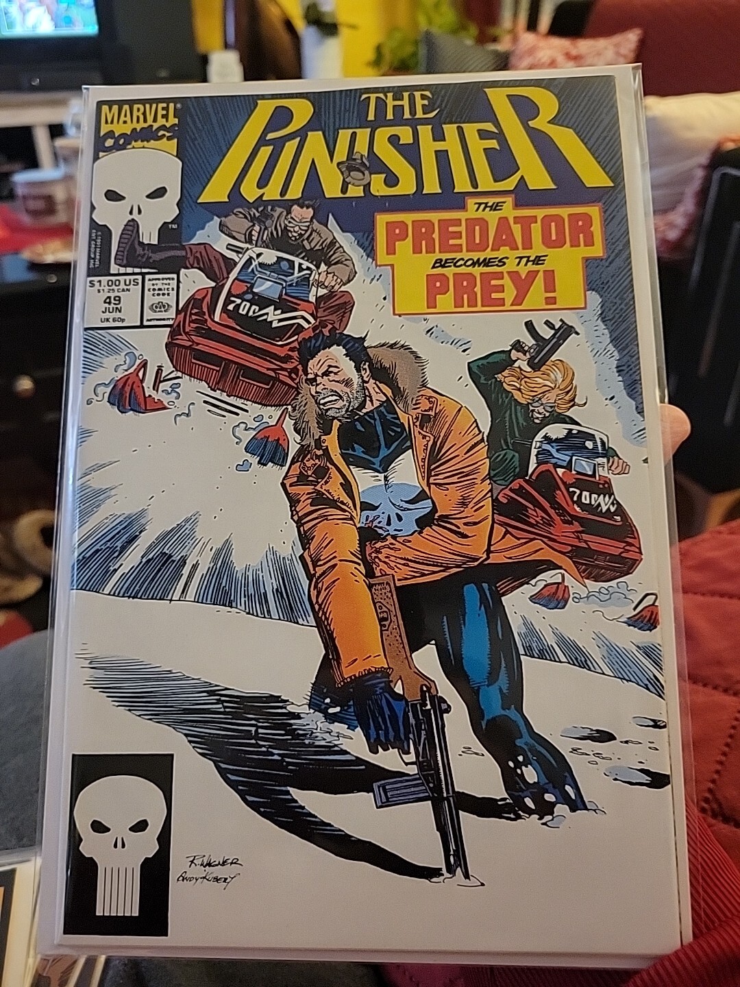 1991 Marvel Comics The Punisher #49 Predator Becomes The Prey FINE/VF ...