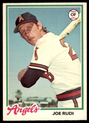 1978 O-PEE-CHEE JOE RUDI. CALIFORNIA ANGELS #28 | eBay