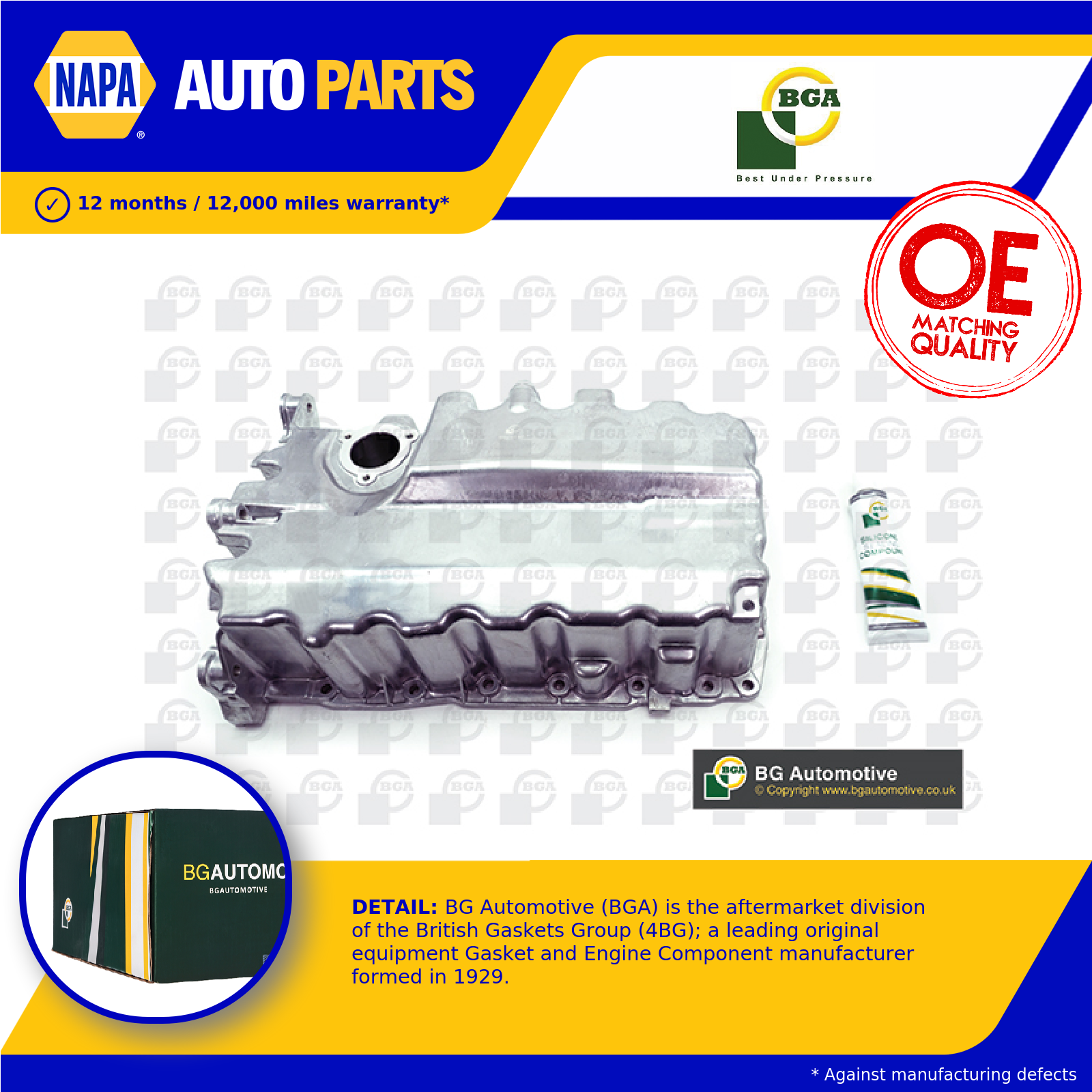 Sump Pan fits VW POLO Mk6 1.6D 17 to 21 Oil Wet BGA 04L103603 ...