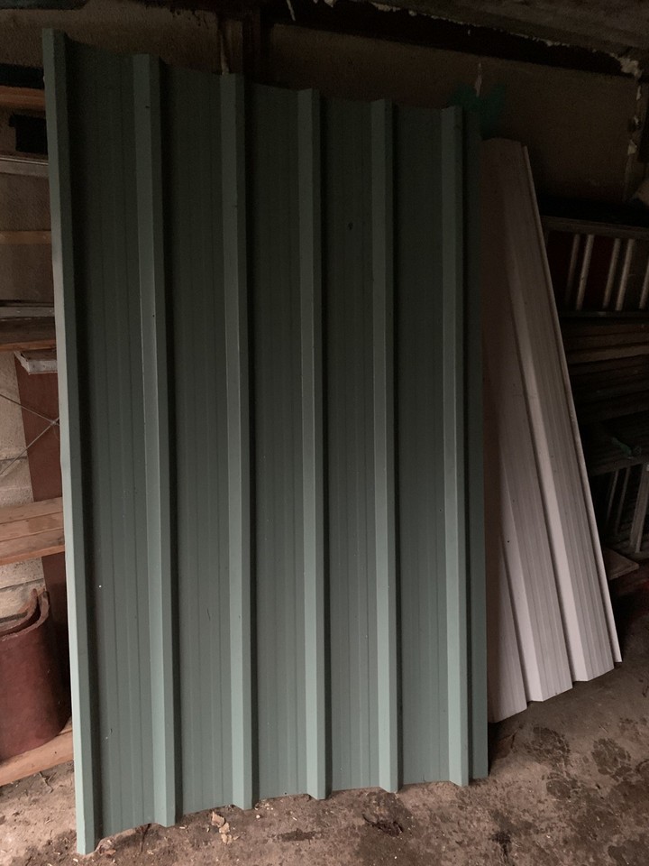 5 Box Profile Roof Sheets Juniper Green 1.8m long | eBay UK