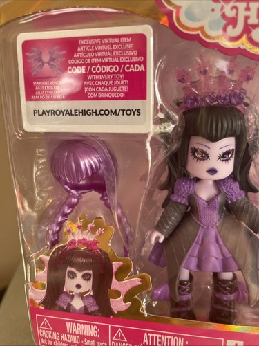 NEW Royale High Deluxe Series 2 DARK FAIRY Figure w/ STARDUST WINGS ...