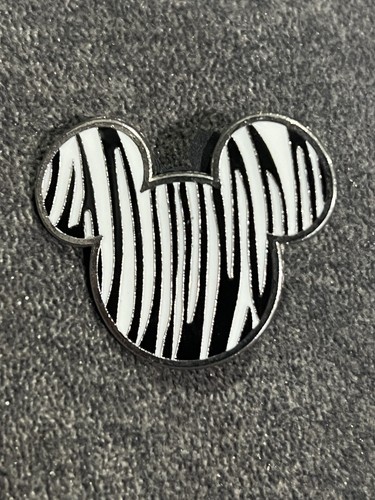 Zebra Print Disney Animal Kingdom Mickey Mouse Head Ears Icon Trading ...