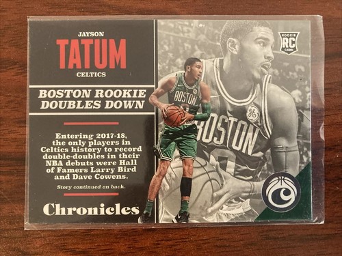 2018 Panini Chronicles Jason Tatum Rookie Card #137 | eBay