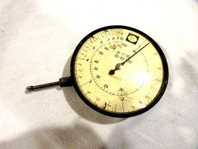 Starrett A=1-10 B=10-100 Large Dial Direct Read Gauge | eBay