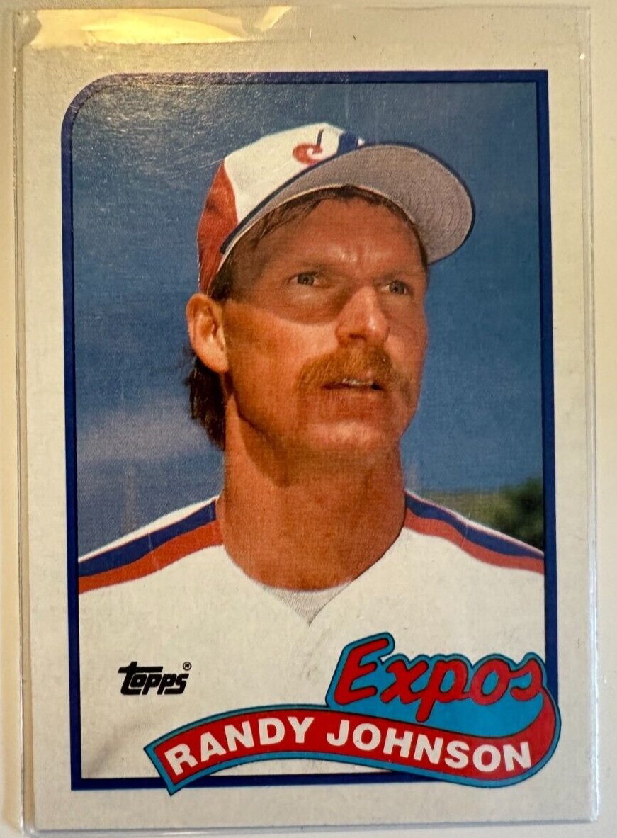 1989 Topps Randy Johnson Rookie #647 Montreal Expos RC | eBay