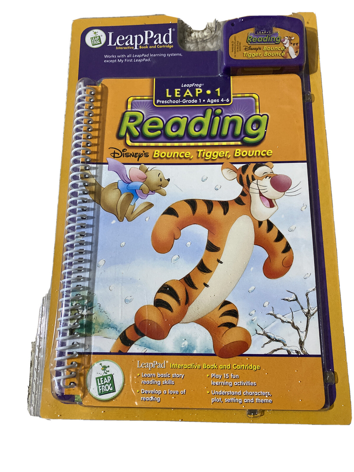 LeapPad LeapFrog Bounce Tigger Pre-k 1st Grade Reading - Leap Frog Pad ...