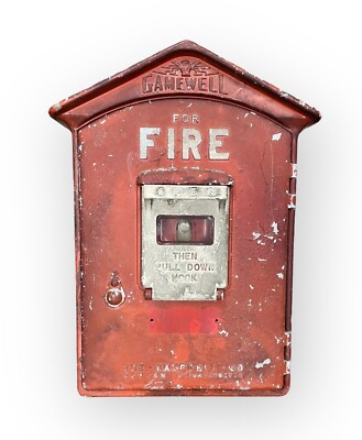 Gamewell Antique Cast Iron Fire Box | eBay