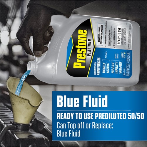 Prestone Platinum Asian Blue Antifreeze & Coolant Prediluted 50/50 1 ...