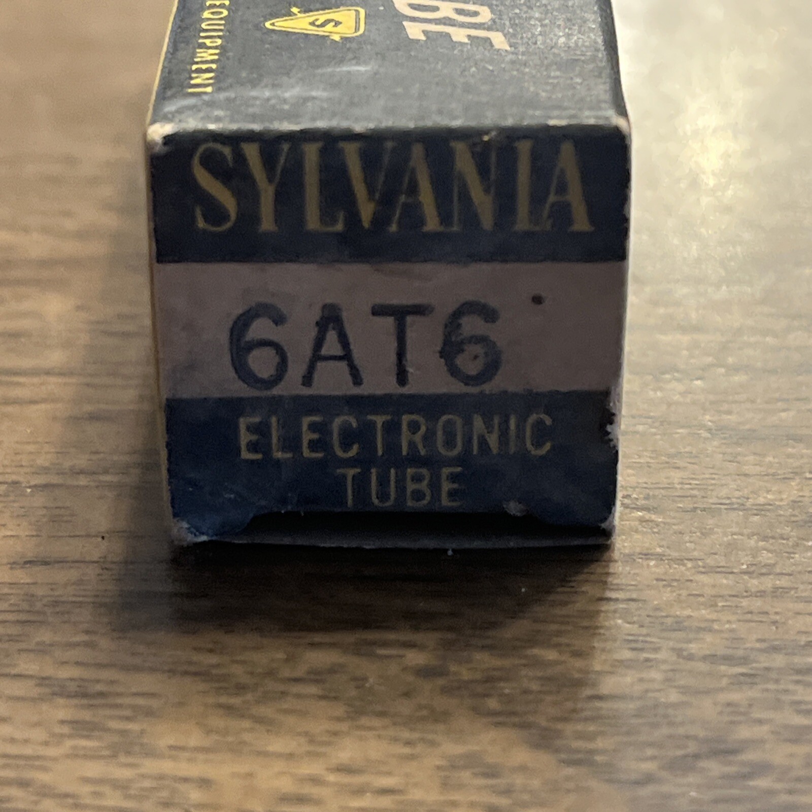 SYLVANIA 6AT6 Gray Plates Clear Top Vacuum Tube Untested | eBay