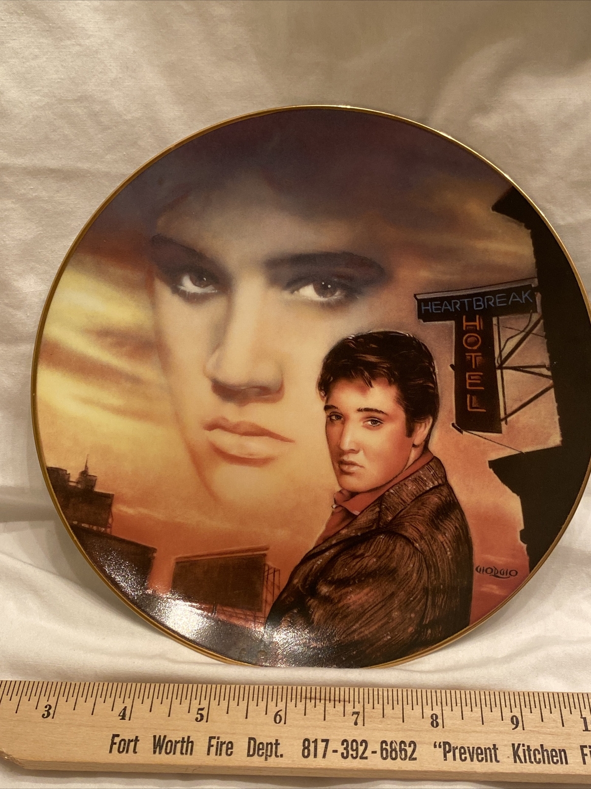 Delphi Plate Elvis Presley Hit Parade Collection Heartbreak Hotel Nate ...