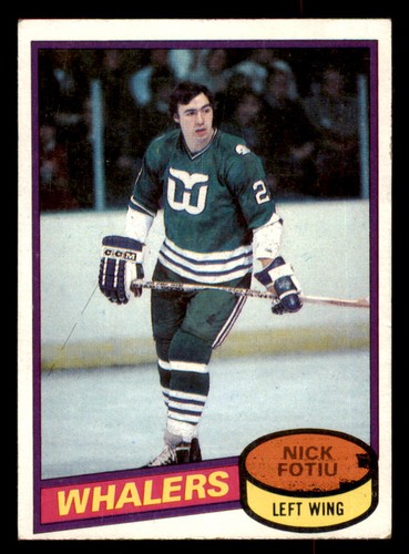 1980 Topps Nick Fotiu # 184 Hartford Whalers | eBay