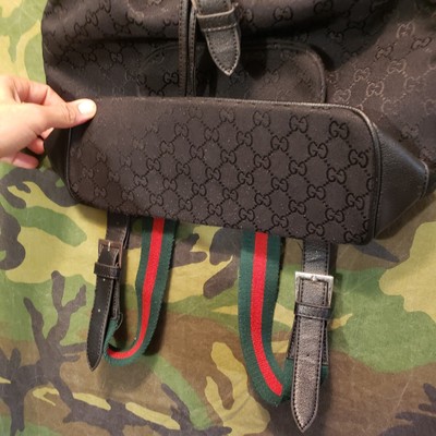 Black Gucci Backpack Replica