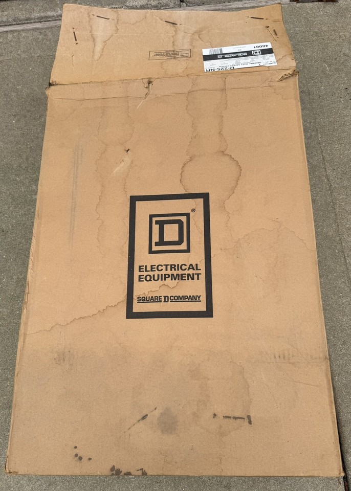 SQUARE D D225NR DISCONNECT 3R OUTDOOR SINGLE PHASE FUSABLE SAFETY ...