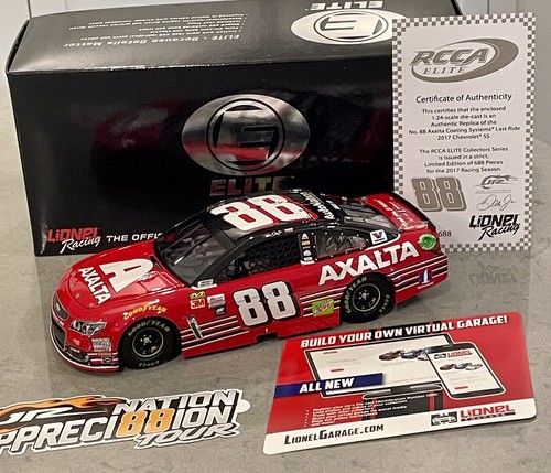 2017 Chevy SS RCCA Elite Dale Jr. #88 Axalta 1:24 The Last Ride 1 of ...