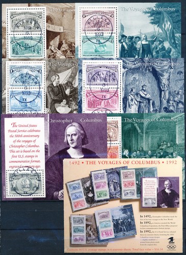 XE56493 USA Christopher Columbus explorer sheets XXL used | eBay Australia