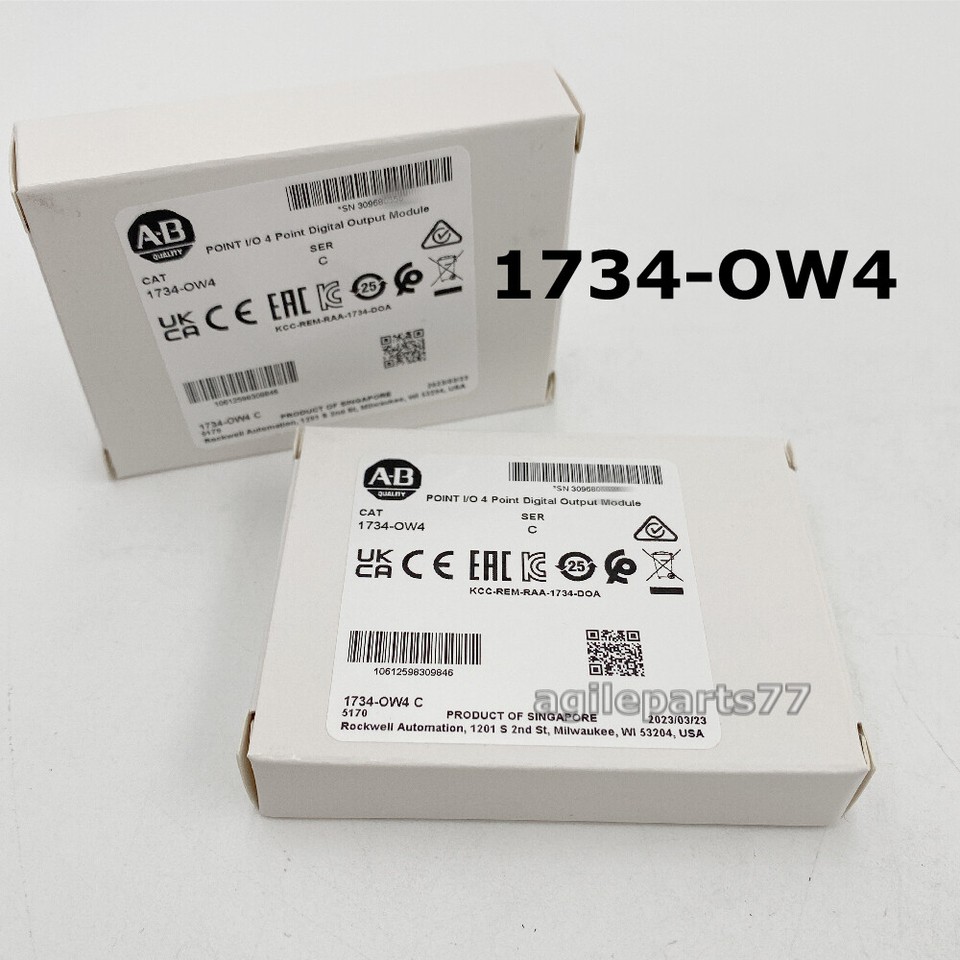 Allen-Bradley 1734-OW4 AB POINT I/O 4Point Digital Output Module PLC ...