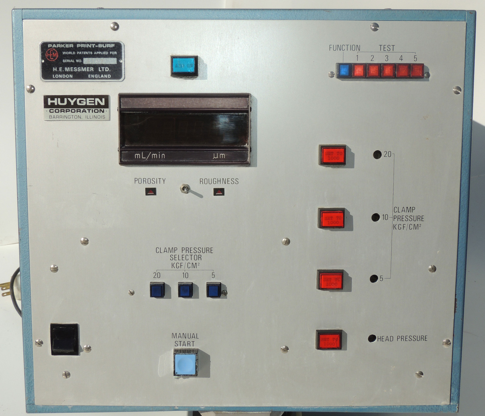 Parker PPS-78 Print-Surf Tester Single Head | eBay